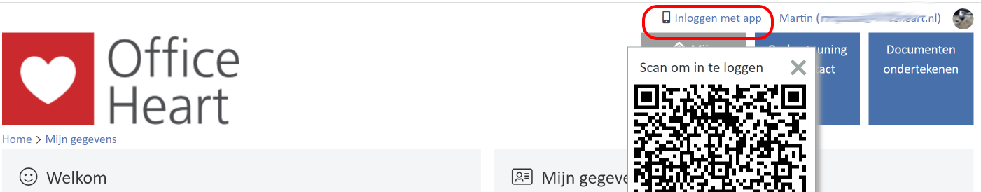 App; Installatie en eerste keer inloggen – OfficeHeart